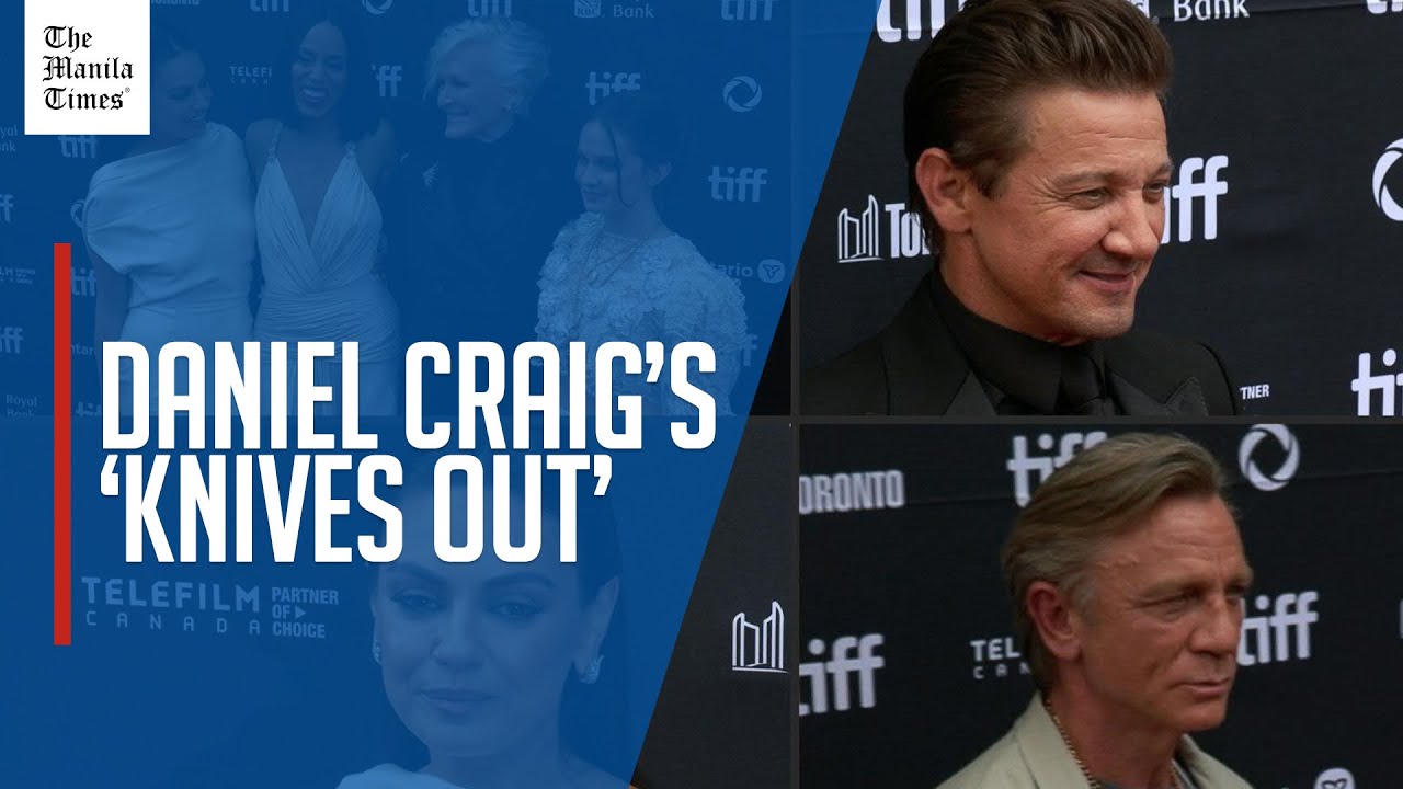 Daniel Craig leads all-star cast at Toronto premiere of new 'Knives Out ...