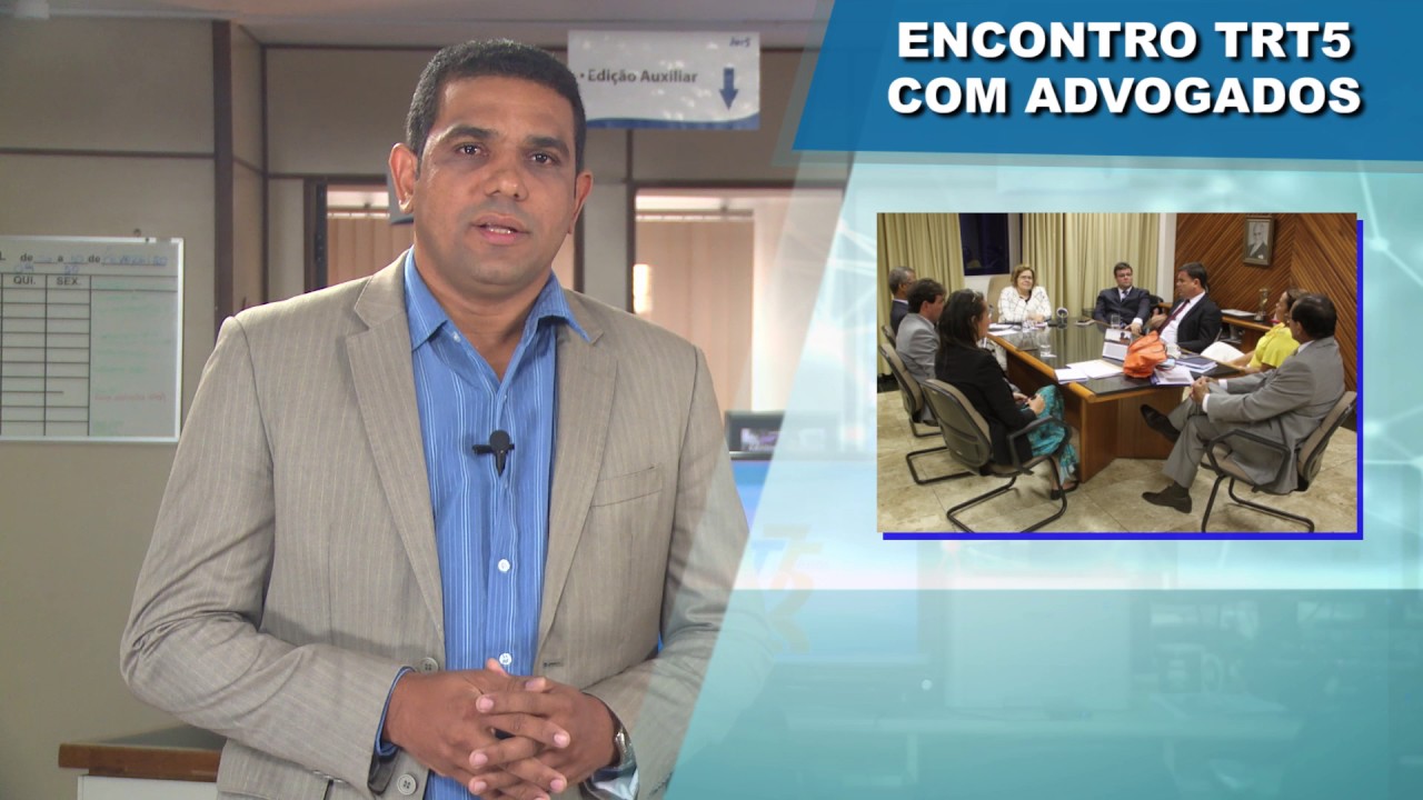 Lançamento do novo site TRT5 ocorre na segunda, dia 13 - YouTube