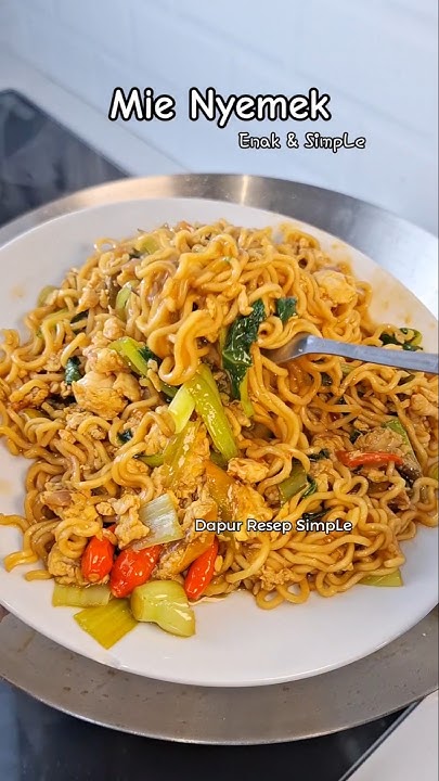 Mie nyemek simpel dan enak #mienyemek - YouTube