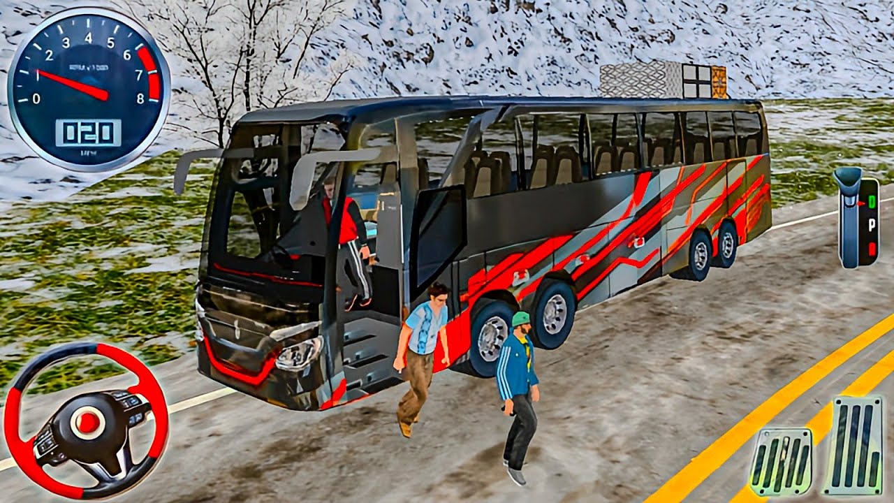 US Coach Bus Driving Simulator 2024 - Real Offroad Bus Drive 3D ...