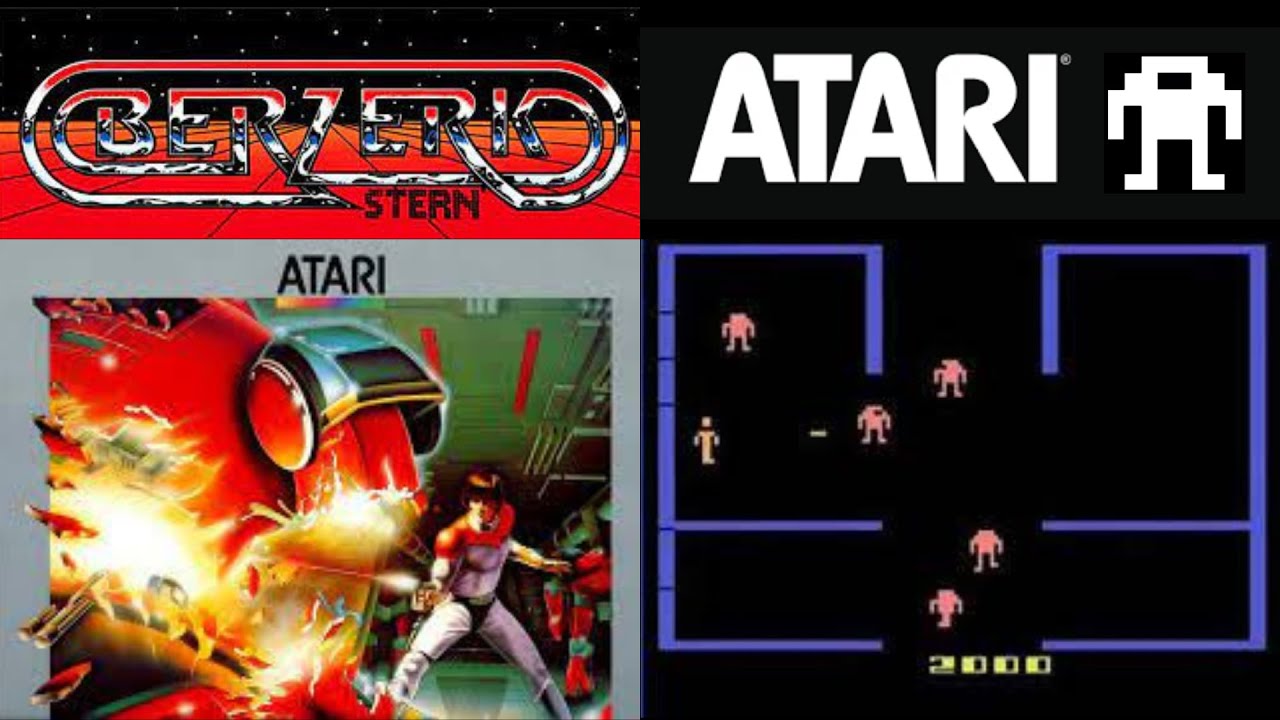 Berserk - Atari 2600 (1982) Stern | Video Game #retrogaming #atari # ...