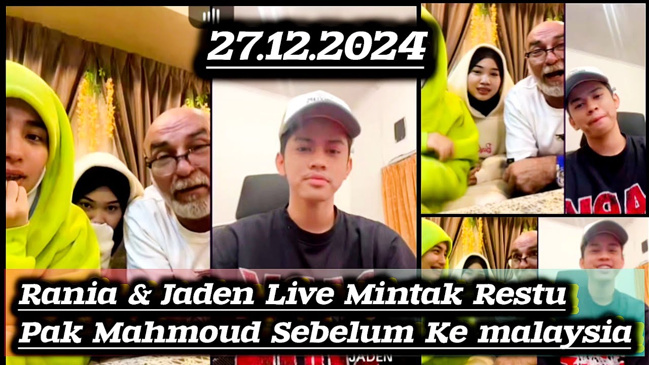 Rania & Jaden Live Sama Pak Mahmoud #jaden #rania #putraabdullah # ...