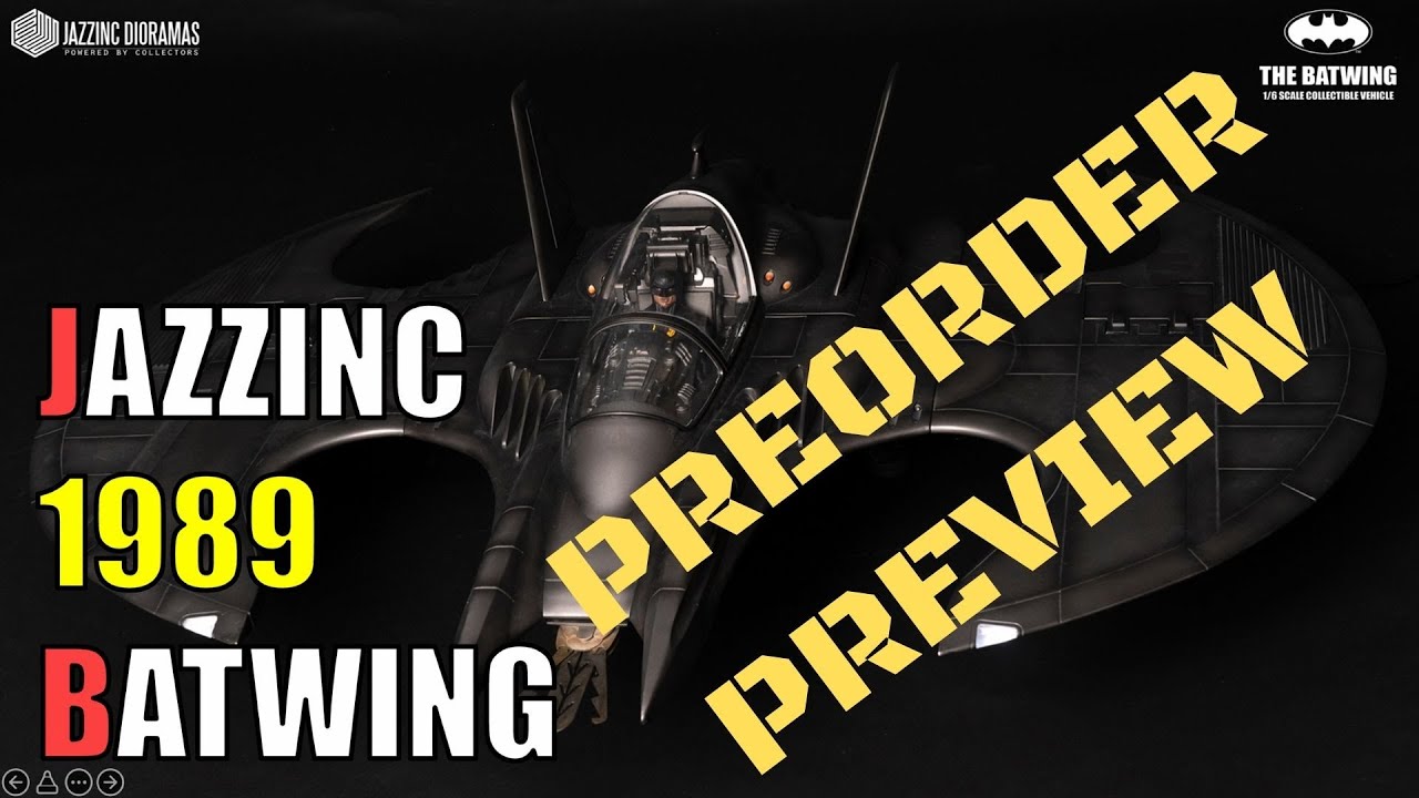 JAZZINC | ULTIMATE 1989 BATWING VEHICLE | 1989 BATMAN | SIXTH SCALE ...