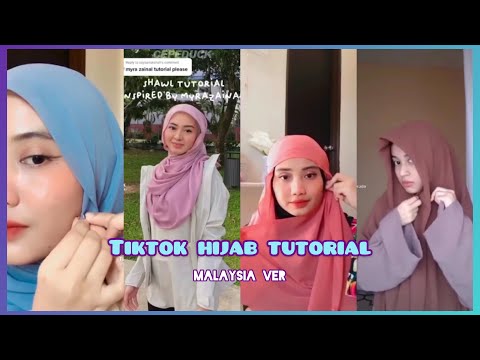 🇲🇾 Tiktok Hijab/Shawl Tutorial for Muslim’s Girl 🧕🏻 ((Malaysia.ver))