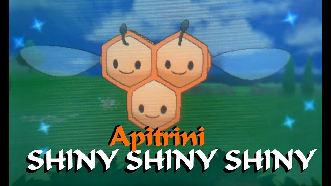 Pokemon X - [Safari] Shiny Apitrini / Combee (Male) - YouTube