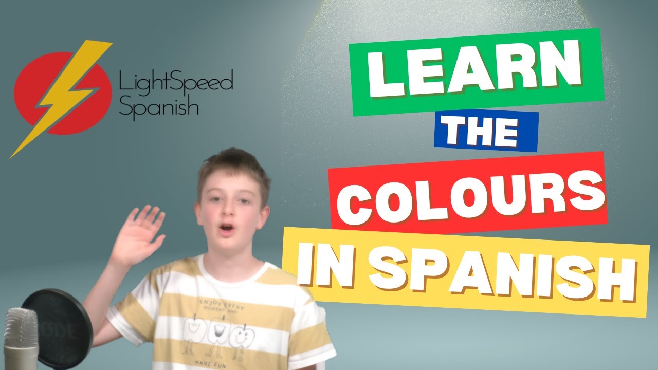 Learn the Spanish Colours LightSpeed Spanish #learnspanish #spain # ...