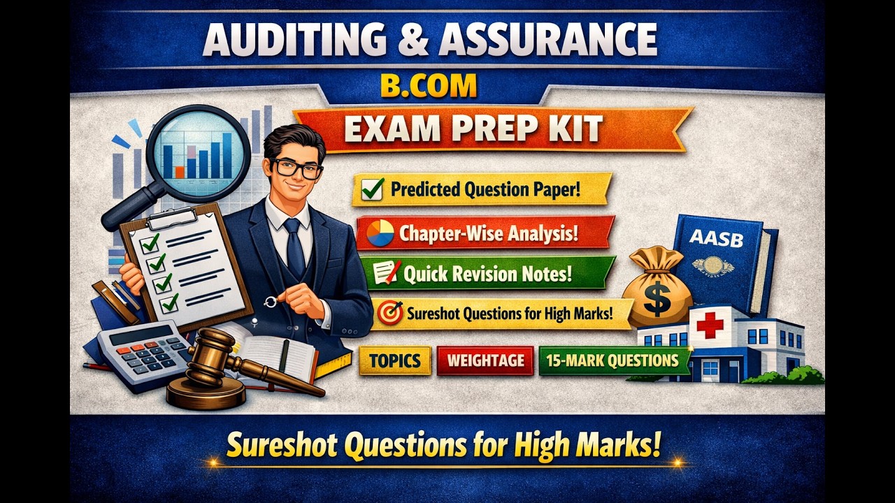 Imp.Qns Auditing & Assurance #bcomsem6 #bcom #auditing #sem6 #sem6bcom# ...
