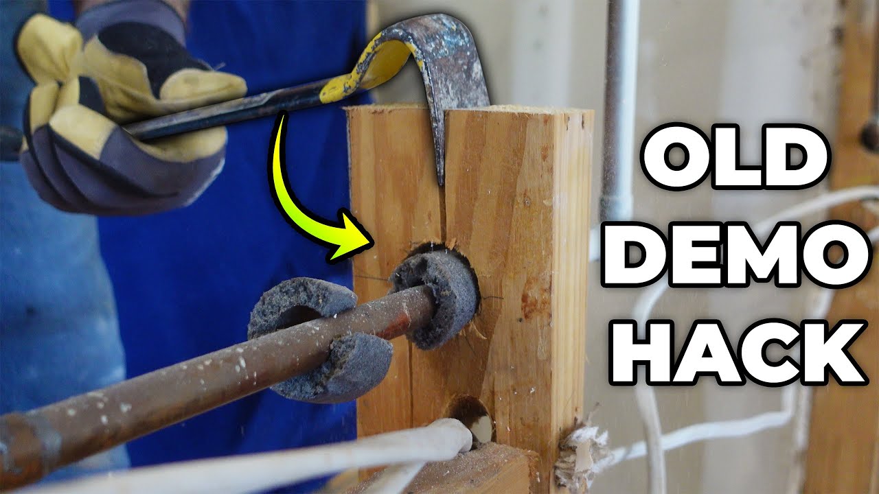 HOW to DEMOLISH A WALL and Keep Everything INTACT! - Kitchen Remodel ...