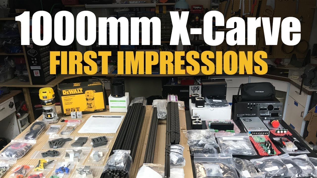 1000mm Inventables X-Carve CNC Router from MatterHackers - YouTube