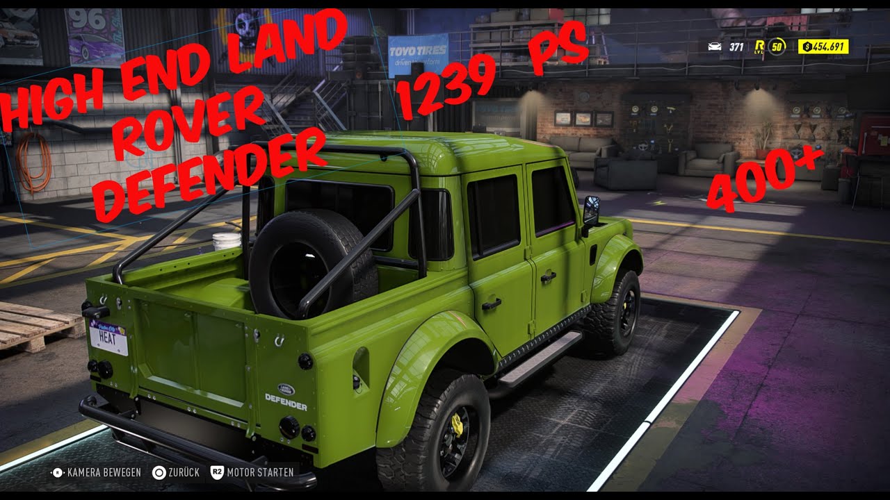 NFS Heat - High End Land Rover Defender - YouTube