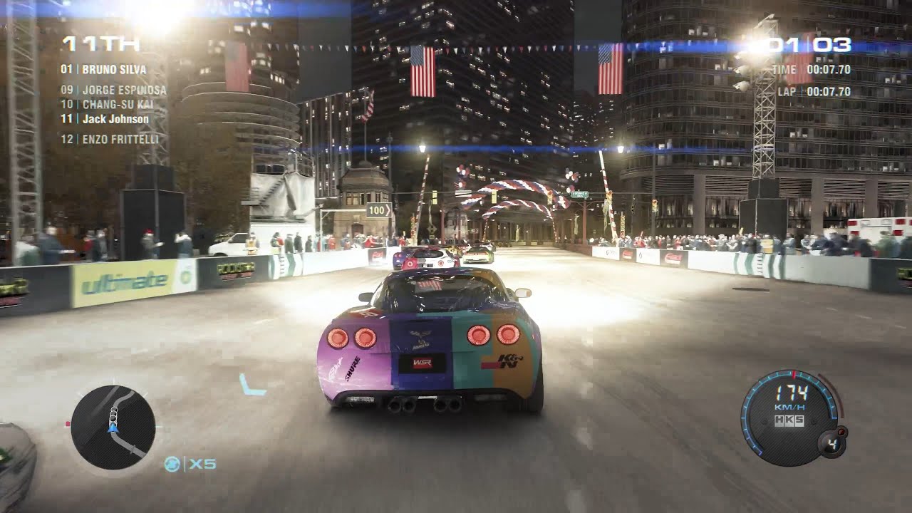 GRID 2 Very Hard Playthrough - Part 13 - Stunning Night Visuals (PC Max ...
