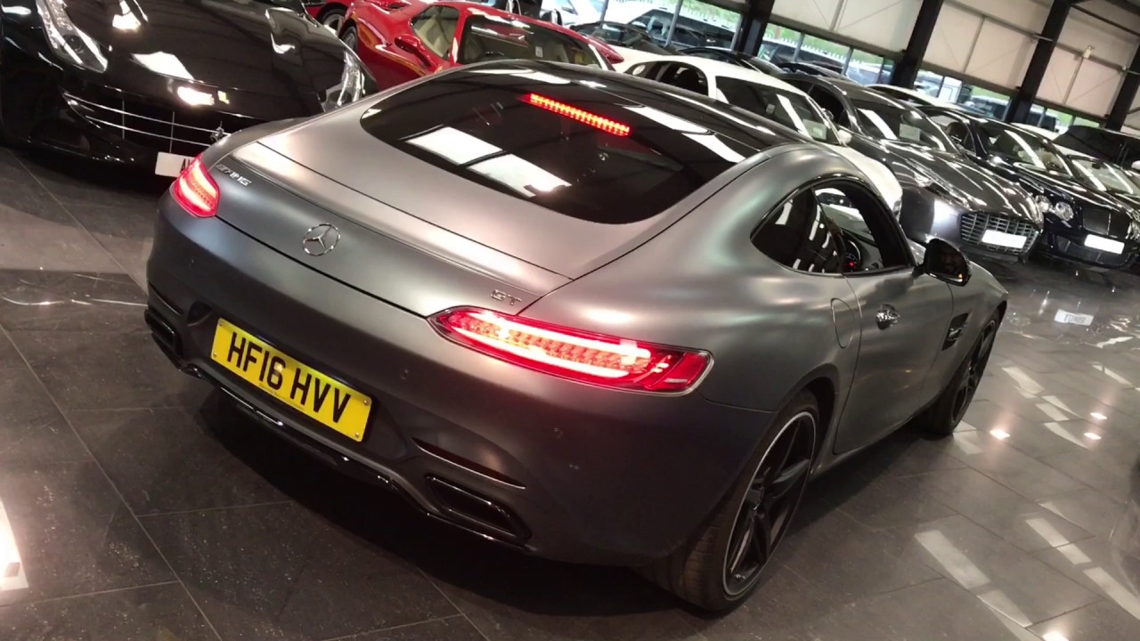 Mercedes AMG GT - exhaust sound - YouTube