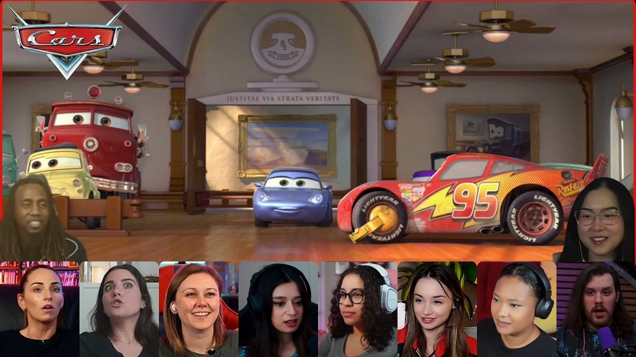 TOP "Lightning McQueen Goes to Court Scene" Cars (2006) Movie Reactions ...