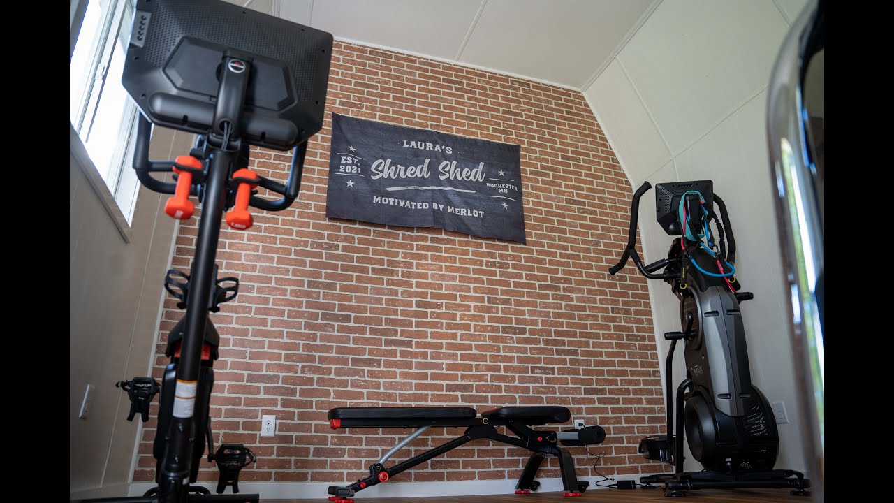 Laura's Bowflex Shred Shed - YouTube