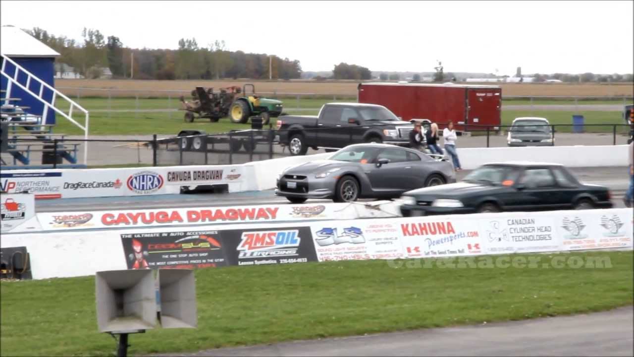 9.49 ET at 152 MPH R1K GTR Dasilva Racing 7th Annual Canadian Street Car Nationals 2013 - YouTube