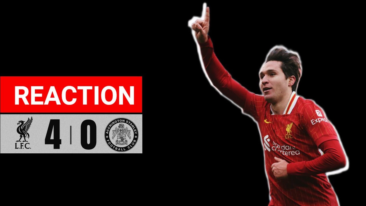 LIVERPOOL 4-0 ACCRINGTON STANLEY Steve Hunter's Crazy Reaction and ...