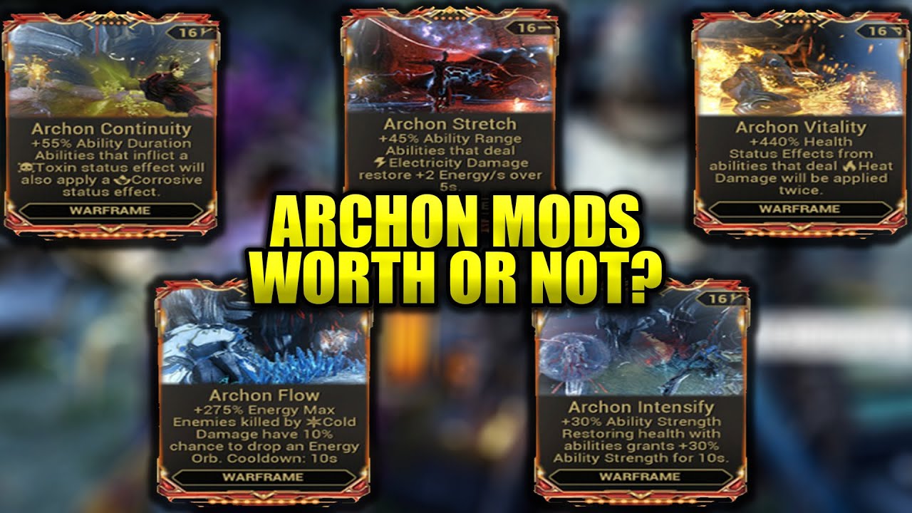 Warframe Archon Mods! Super Overpower Or Absolute Garbage? - YouTube