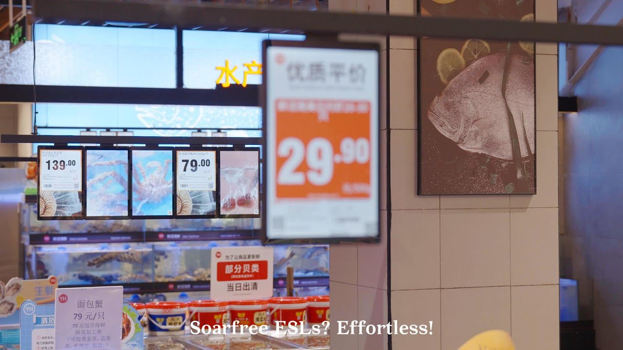 🛒 Store Refresh, Effortless Control with Soarfree ESLs - YouTube