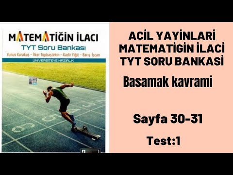 ACİL YAYİNLARİ MATEMATİGİN İLACİ TYT SORU BANKASİ Basamak kavrami test 1
