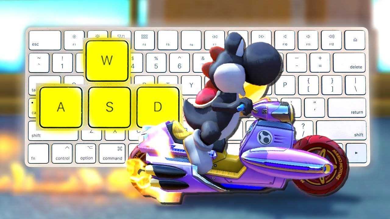 Mario Kart 8 on Keyboard is IMPOSSIBLE... - YouTube