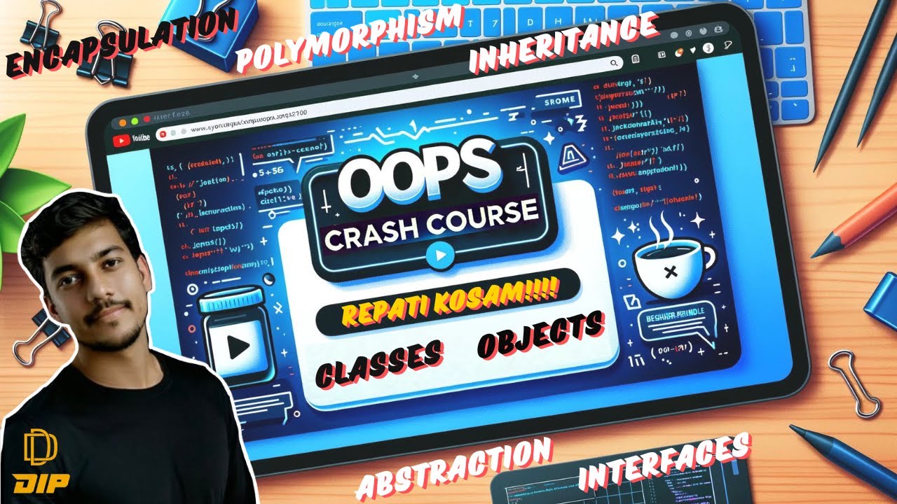 LLD 01-Ultimate OOPs Crash Course in 60 Min for Beginners | Placement Interview Crack Avvadam ...