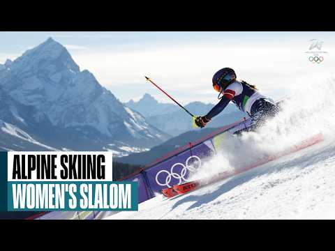 Re-𝙇𝙄𝙑𝙀 Winter Olympics! Women's Slalom - Alpine Skiing | #MilanoCortina2026