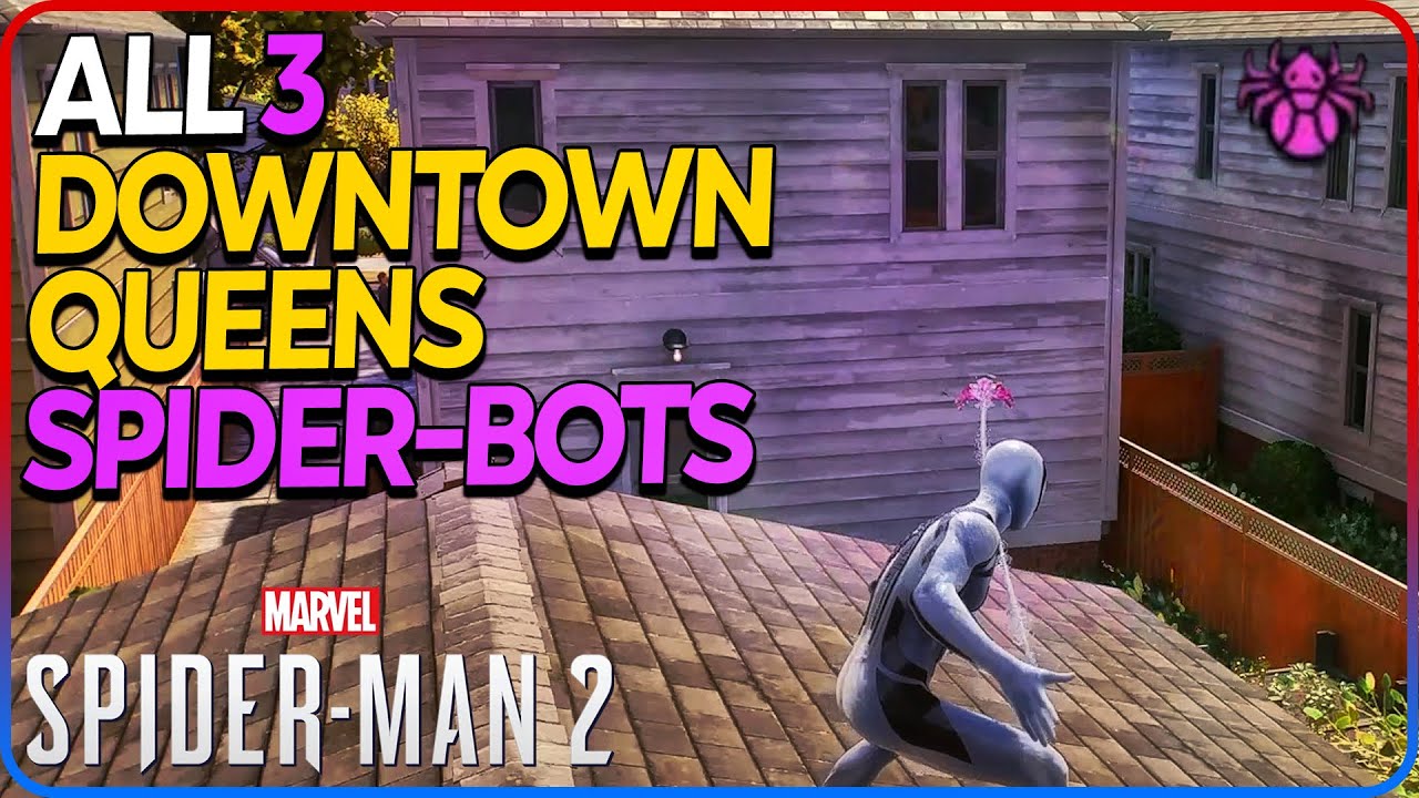 All Downtown Queens Spider-Bots Spider Man 2 - YouTube