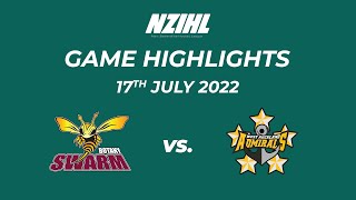 Game Highlights: Botany Swarm vs. West Auckland Admirals - NZIHL 17th ...