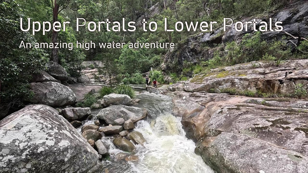 Upper Portals to Lower Portals - An amazing high water adventure at Mt ...