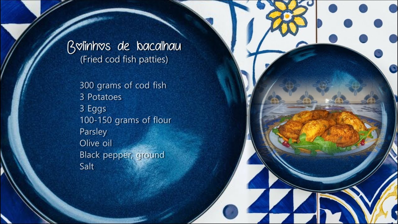 Fried cod fish patties - YouTube