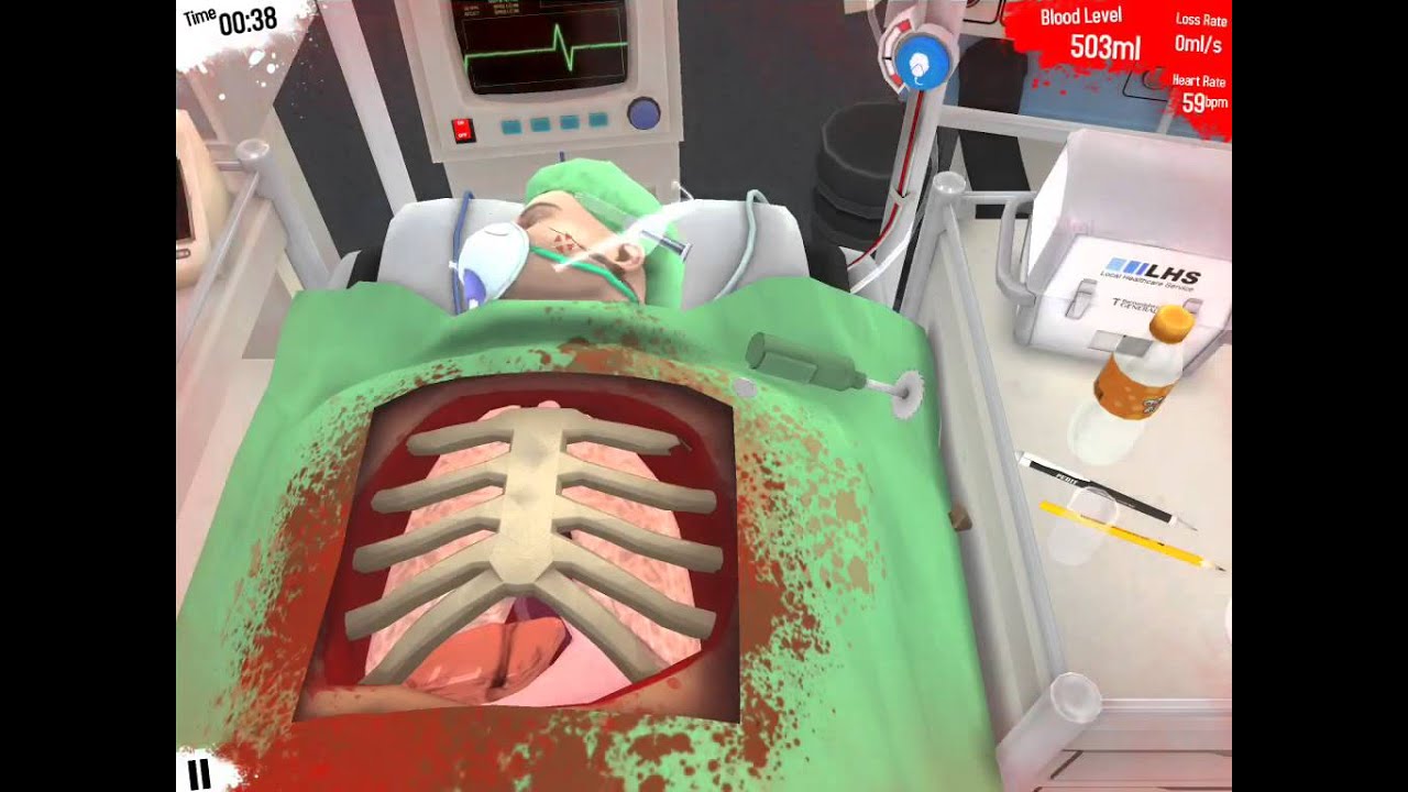[Surgeon Simulator Touch] Surgeon Simulator - My green syringe - YouTube