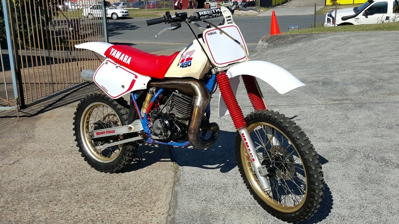 YAMAHA YZ490 1986 - YouTube
