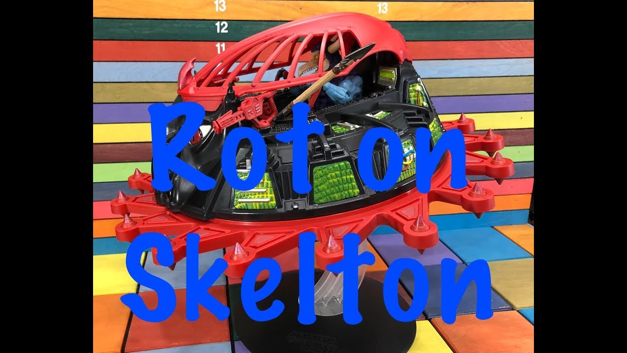 Masters of the Universe Roton Skeleton action figure toy review - YouTube