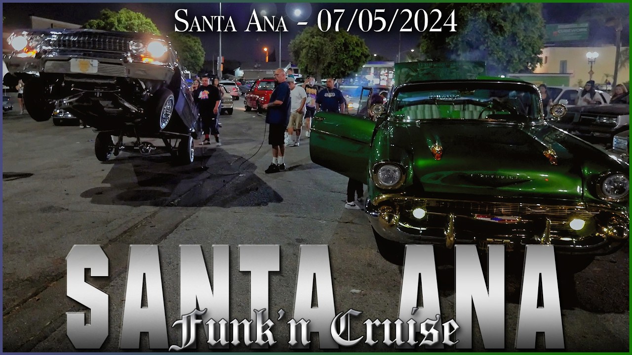 Santa Ana's Hottest Lowrider Cruise Night Epic Cruising and Spectacular ...