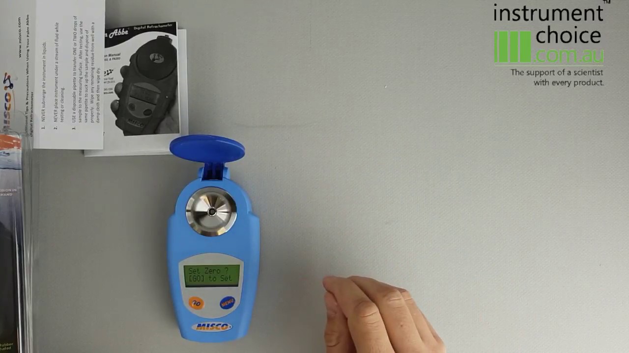 Overview of the MISCO Urine Refractometer - YouTube
