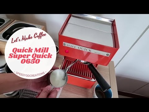 1st Use | Quick Mill Super Quick 0650 | Single Thermal Block Espresso ...
