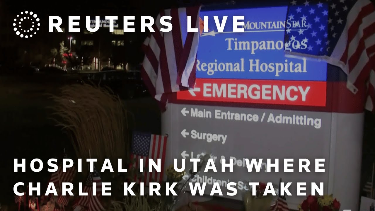 LIVE: Hospital in Utah where Charlie Kirk was taken after he was shot ...