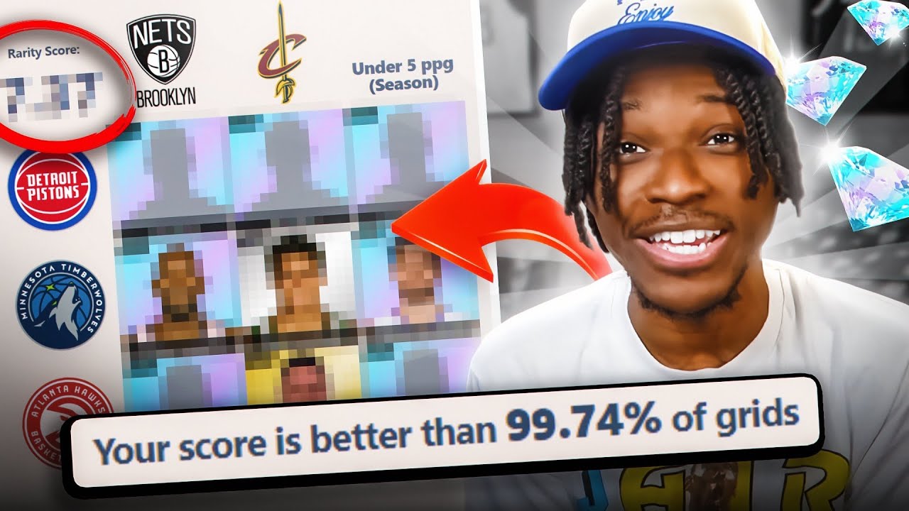 I Beat My NBA HoopGrids High Score - YouTube