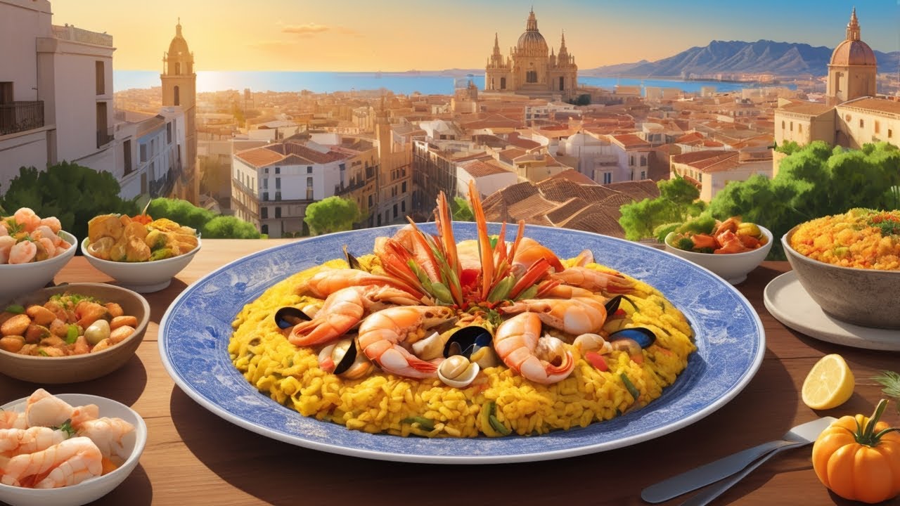 Spain National Dish || Paella || 4k - YouTube