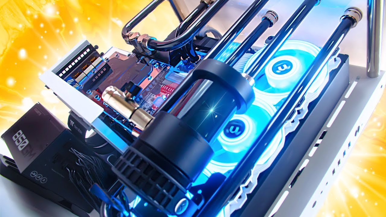 This CUSTOM Water Cooled PC Build turned out better than expected ...