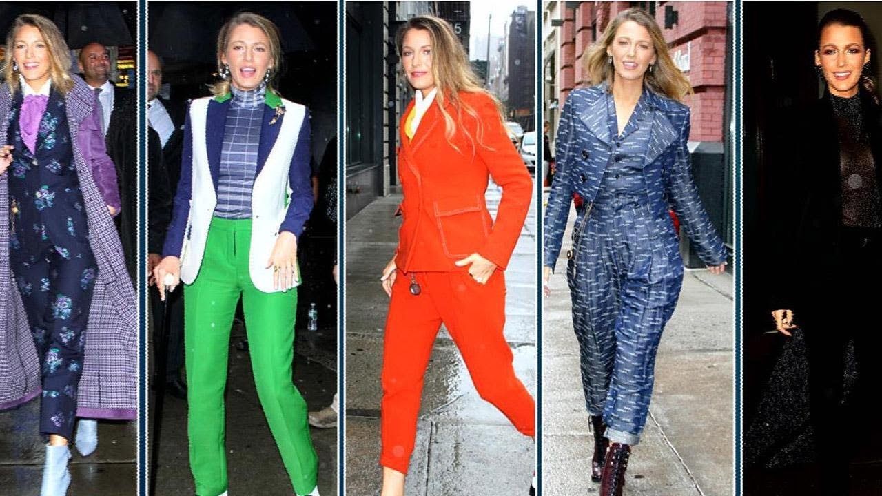 Blake Lively Rocks 5 Fabulous Outfits in 1 Day! - YouTube