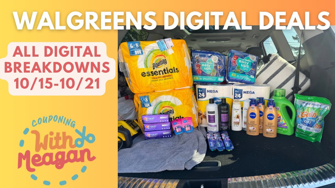 Walgreens Digital Couponing Breakdowns! Week of 10/15/23-10/21/23 ...