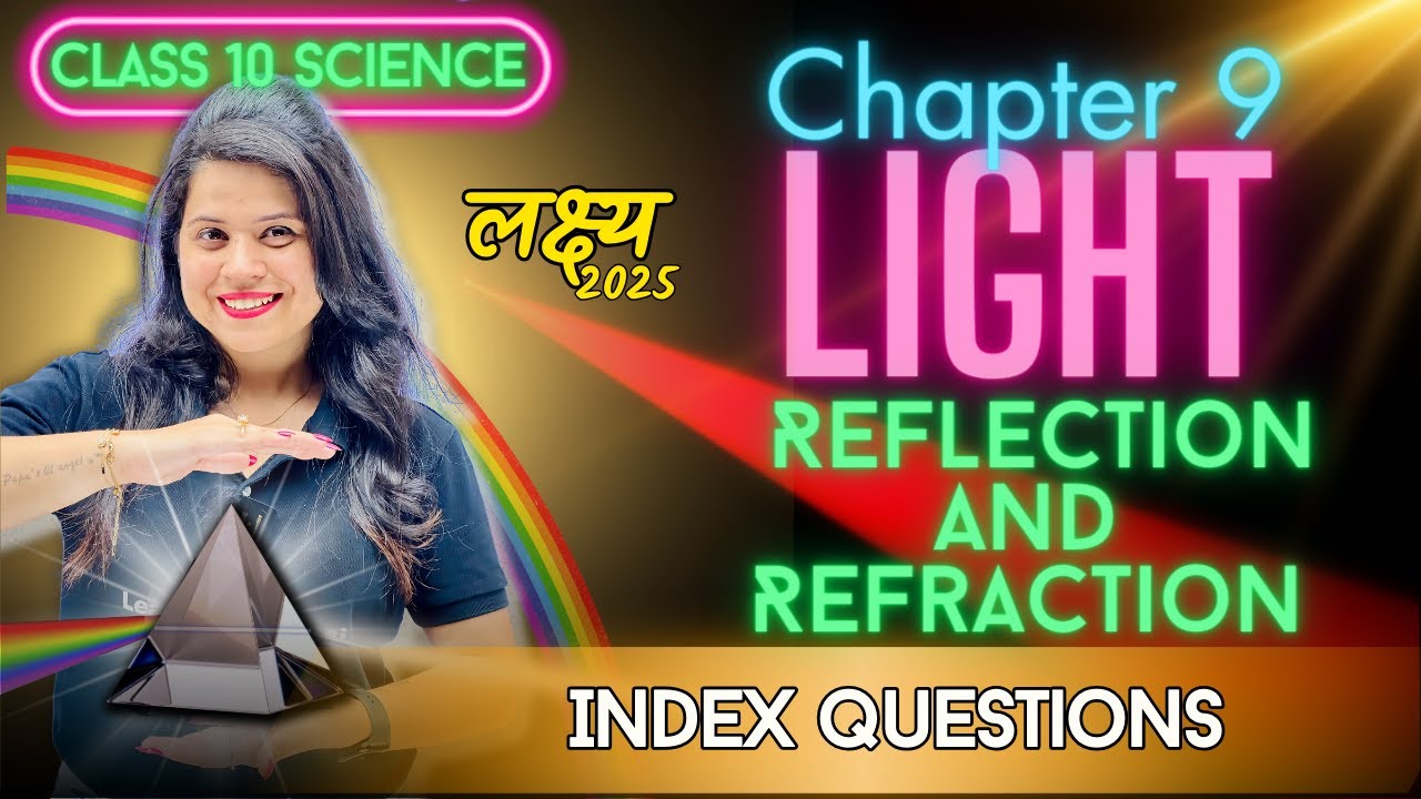 Light Reflection and Refraction | Chapter 9 | Index Questions | "लक्ष्य ...