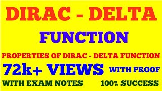DIRAC DELTA FUNCTION || PROPERTIES OF DIRAC DELTA FUNCT... | Doovi