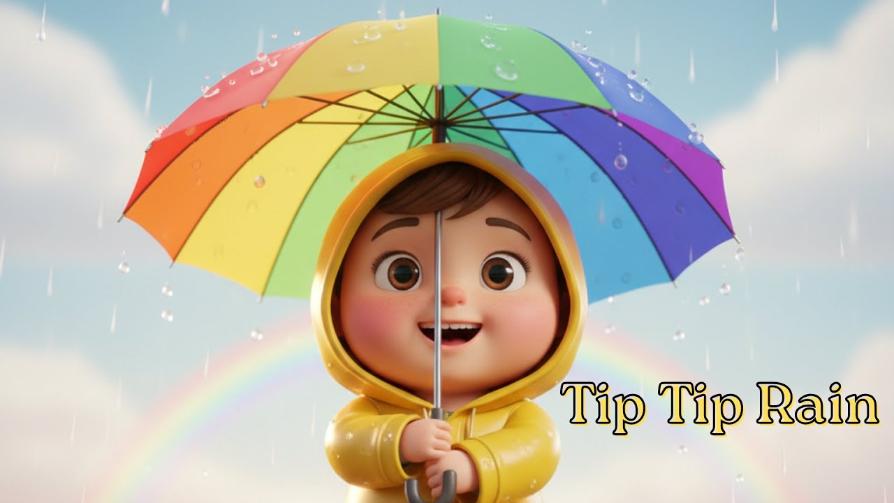 Tip Tip Rain | Cute Kids Rain Rhyme | Fun Animation for Children - YouTube