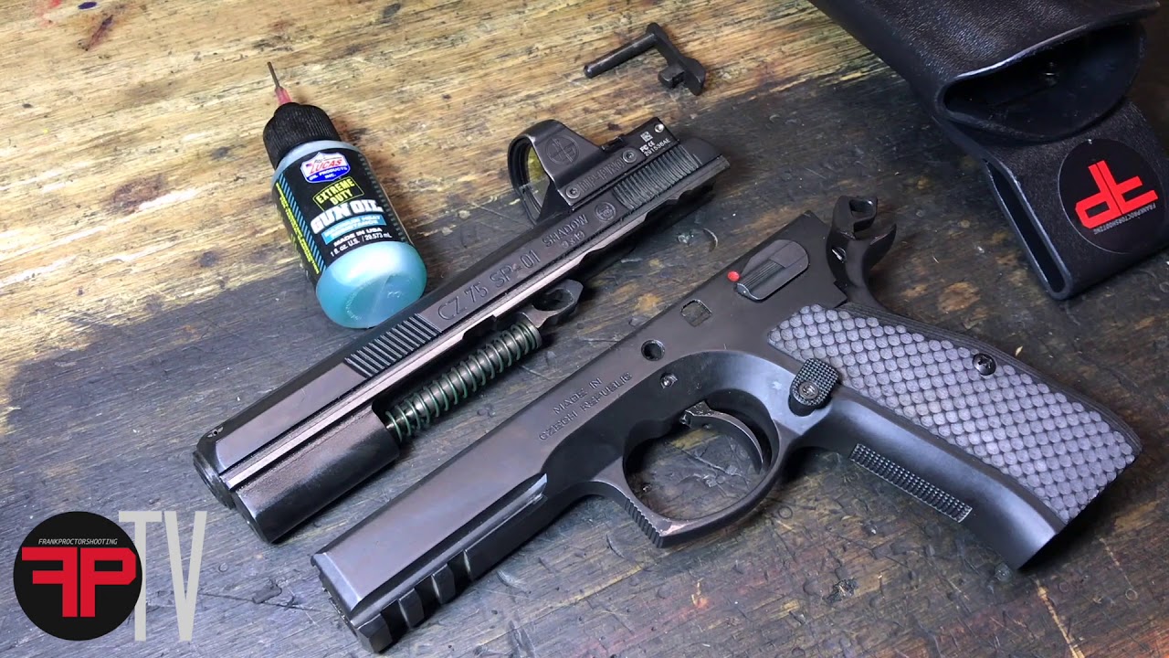 Lucas Extreme Duty Gun Oil on CZ Shadow/Frank Proctor Shooting - YouTube