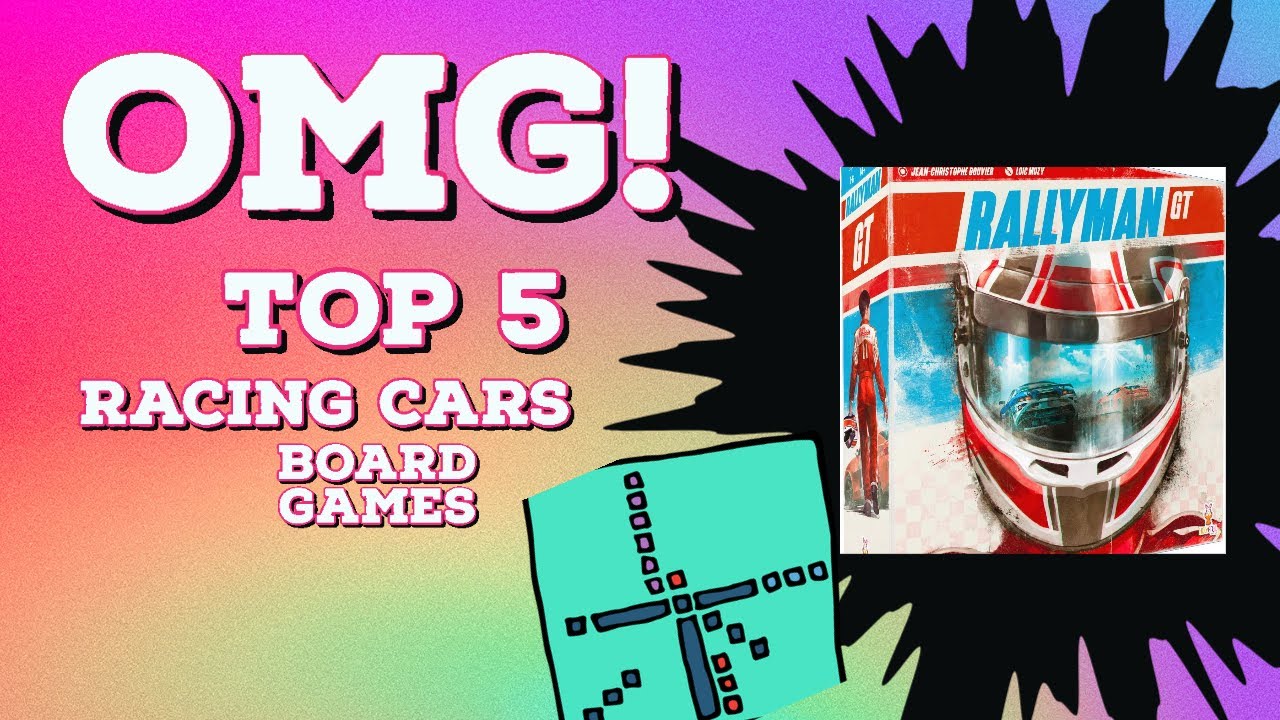 Top 5 Racing Car Board Games - YouTube