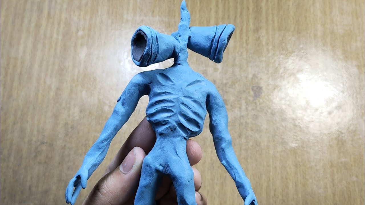 Diamond Siren Head Ice Trevor Henderson | Modeling Clay - YouTube