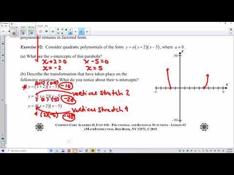 Lesson 3 Creating Polynomial Equations - YouTube