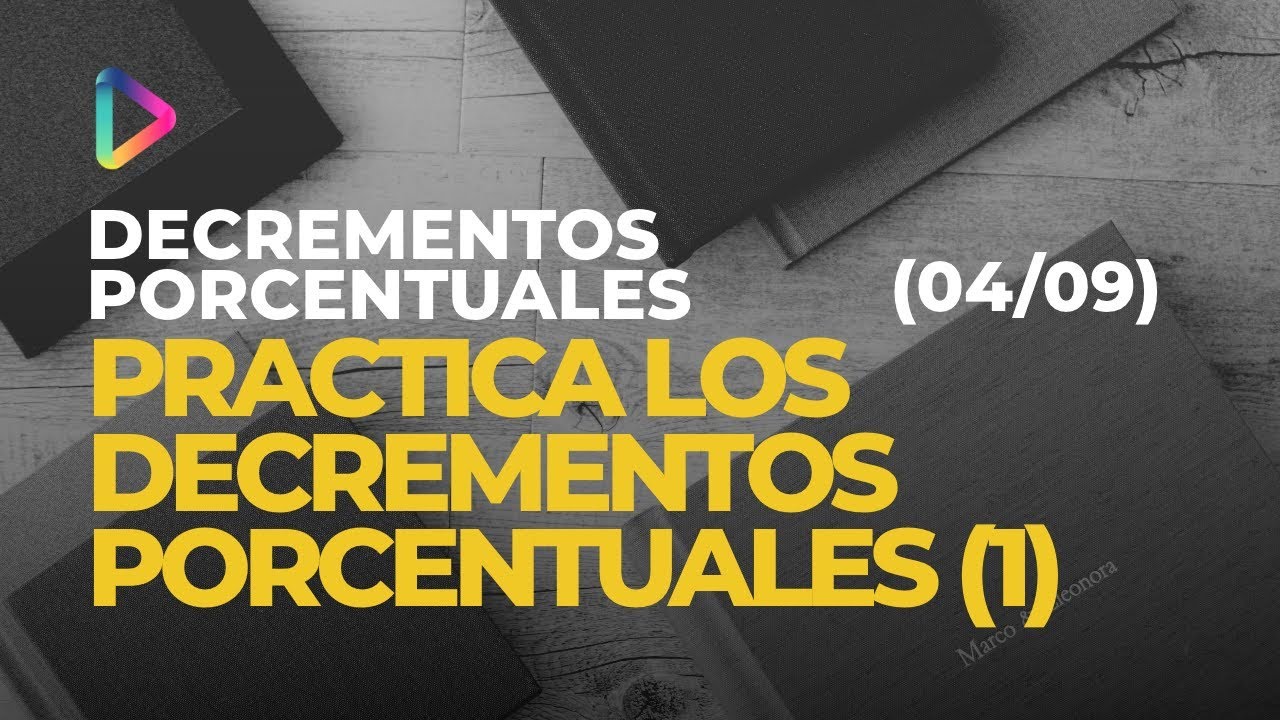 Practica los decrementos porcentuales (1) | Eduka | 12.M.6.E.m1 - YouTube